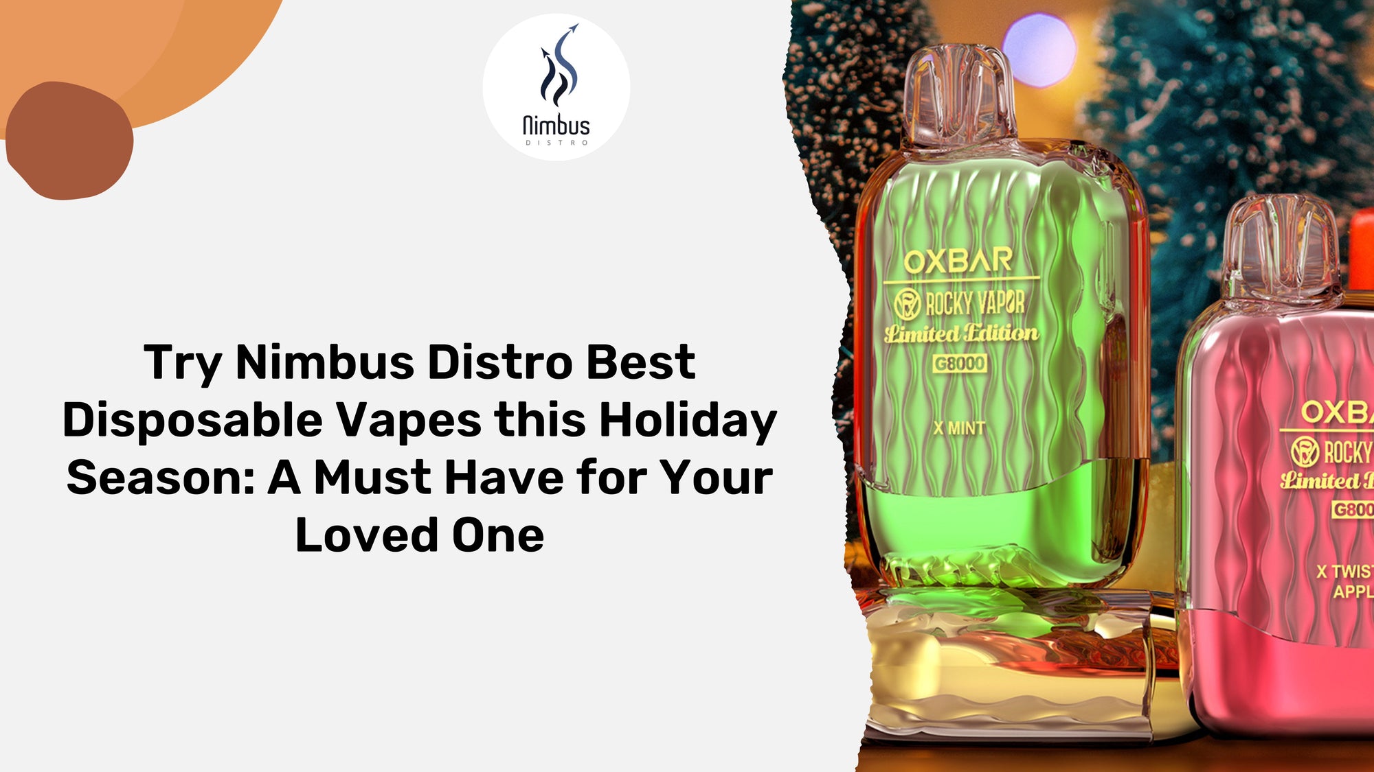 Discover the Best Disposable Vapes Canada | Nimbus Distro