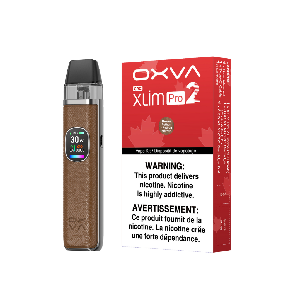 OXVA XLIM PRO 2 POD KIT [CRC] - Brown Python – Nimbus Distro