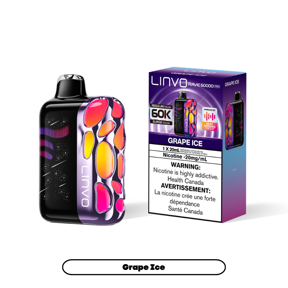 Linvo Rave 60000 Pro | High-Capacity Vapes Wholesale [Federal] – Nimbus ...