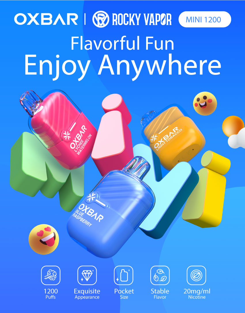 ROCKY VAPOR OXBAR MINI 1200 (5PC/CARTON)